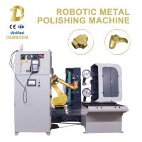 China Dual-Station Robotic Faucet Body Grinding Machine Dual FANUC For Brass Stainless Steel Pre-Plating Surface Preparation for sale