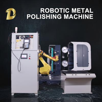 China Robotic Stamped Steel Automotive Parts Deburring Machine Electromagnetic Workholding For Sheet Metal Edge Finishing for sale