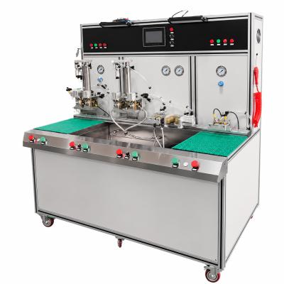 China Faucet Water Pressure Dry Air Leak Testing Machine MZQ-4QS for sale