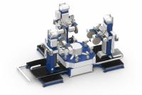 China CNC 4-Station Automatic Polishing Machine for Faucets & Door Handles, High-Efficiency Metal Buffing for sale