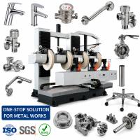 China CNC Polishing Machine for Faucets & Door Handles | Automatic Metal Buffing, Full-Coverage Grinding for sale