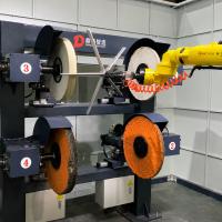 China Industrial Metal Office Chair Base Polishing Machine - Automatic Grinding & Buffing Equipment for Surface Finishing for sale