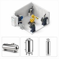 China Automatic Grinding Machine for Gas Tank Belt Surface Metal Buffing Gearbox Metal Table and Chair Legs Professional for sale