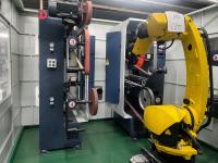 China Automatic Robotic Grinding & Polishing Cell with Motor and Bearing for Faucets and Sanitary Ware Rotary Worktable for sale