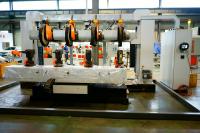 China Four Stations Brass Sanitary Ware Parts Surface Industrial Polishing Machine for sale
