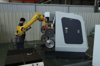 China AC380V Stepper Motor Driven Robotic Grinding Cell For Faucet for sale