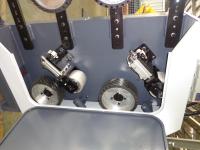 China Fully Automatic Robotic Polishing Machine 5000*5000*2000 Dimension For Aluminum Chair Base for sale