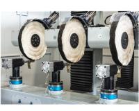 China Automatic Industrial Robot Polishing Machine For Faucet Door Handle Brass Castings for sale
