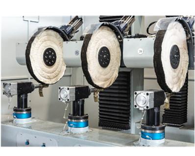 China Automatic Industrial Robot Polishing Machine For Faucet Door Handle Brass Castings for sale