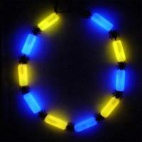 China Glow Beads Necklace Assorted Colors 10pcs PE Christmas Party Decorations 8-12 Hours Glow for sale
