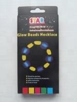 China Glow Beads Necklace Assorted Colors 10pcs PE Christmas Party Decorations 8-12 Hours Glow for sale