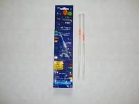 China Glow in the Dark Drinking Straw 7.5x225mm PE Party Straws 8-12 Hours Glow Time for sale