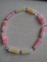 China Glow Beads Necklace Assorted Colors 10pcs PE Christmas Party Decorations 8-12 Hours Glow for sale