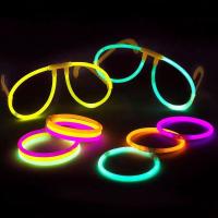 China 8 Inch Glow Stick Bracelets 50pcs Tube Assorted Colors for Party Halloween Events for sale