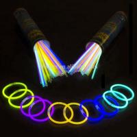 China 8 Inch Glow Stick Bracelet 50pcs Assorted Colors Party Favors 2 Year Shelf Life for sale