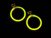 China Assorted Colors Glow Earring 5x150mm 8-12 Hours Glow Time for Party Decoration for sale