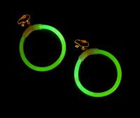 China Assorted Colors Glow Earring 5x150mm 8-12 Hours Glow Time for Party Decoration for sale