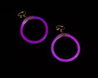 China Assorted Colors Glow Earring 5x150mm 8-12 Hours Glow Time for Party Decoration for sale
