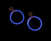 China Assorted Colors Glow Earring 5x150mm 8-12 Hours Glow Time for Party Decoration for sale