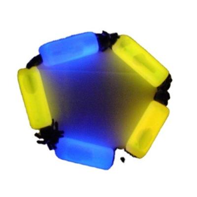 China Wholesale Glow Beads Bracelet 1.2x3.2cm PE Festival Party Supplies 6-12 Hours Light Time for sale