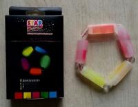 China Wholesale Glow Beads Bracelet 1.2x3.2cm PE Festival Party Supplies 6-12 Hours Light Time for sale