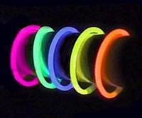 China Multi Colored 8 Inch Glow Stick Bracelets for Year Party Decoration from PE/plastic for sale