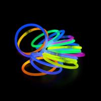 China Multi Colored 8 Inch Glow Stick Bracelets for Year Party Decoration from PE/plastic for sale