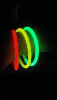 China Multi Colored 8 Inch Glow Stick Bracelets for Year Party Decoration from PE/plastic for sale