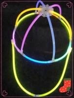 China Christmas Party Decoration Multi Colored Glow Stick Cap with 6-12 Hours Glowing Time for sale