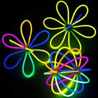 China PE Plastic Glow Lantern 5x200mm Multi Color for Party Favors Festival Supplies 6-12 Hours for sale