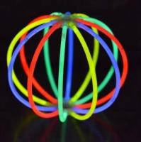 China PE Plastic Glow Lantern 5x200mm Multi Color for Party Favors Festival Supplies 6-12 Hours for sale
