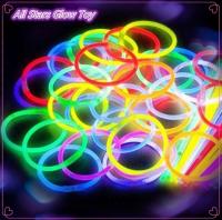 China Multi Colors Glow Stick Bracelets 5*200mm PE Material for Pocket-Friendly Promotions for sale
