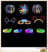 China Multi Colors Glow Stick Bracelets 5*200mm PE Material for Pocket-Friendly Promotions for sale