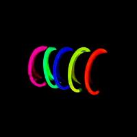 China Glow Sticks Bracelet 5x200mm Assorted Colors 8-12 Hours Glow Time for Party for sale