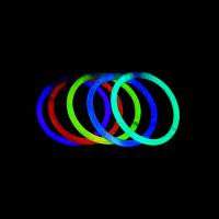 China Glow Sticks Bracelet 5x200mm Assorted Colors 8-12 Hours Glow Time for Party for sale