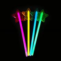 China 2022 Non-Flammable Glow Star Sticks in Assorted Colors for Bar Occasions Free Samples for sale