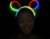 China Assorted Colors Glow Stick Hair Band Decorations 8 Inch 8-12 Hours Glow Time for Party Events for sale