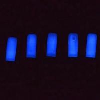 China Glow Finger Nail 2.2x1.1cm PE Glow Nail 6-8 Hours Light Time for Halloween Festival Party Favor Supply for sale