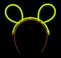 China PE Fluorescent Glow Stick Hairband Assorted Colors 5x200mm Party Favors for sale