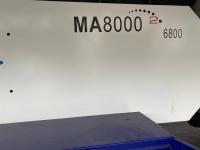 China 800ton Plastic Crate Injection Molding Machine Used Haitian MA8000 for sale