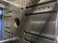 China Used Hydraulic Injection Moulding Machine For Mobile Case 51T Visual Oil Window for sale