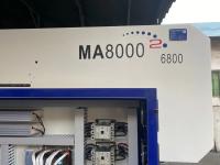 China 2nd 800 Ton Plastic Mold Injection Machine Haitian MA8000 PVC Injection Molding Machine for sale