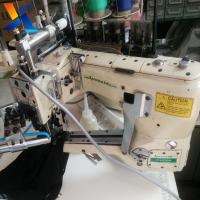 China Arm Interlock Chainstitch Secondhand Sewing Machine 4 Needle 6 Thread For Neoprene for sale