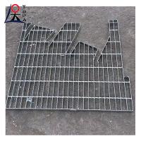 China Twisted Cross Bar Hot Dip Galvanized Steel Grating ASTM A36  A1011 A569 for sale