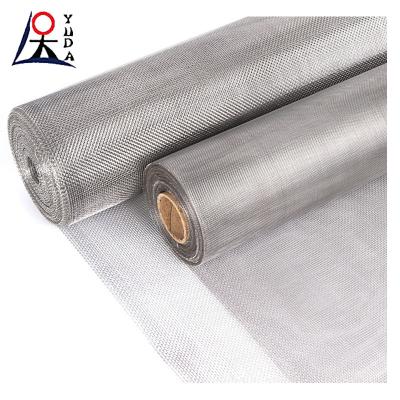 China Ultra Fine Woven Stainless Steel Mesh Screen Filter 304 316 Plain Weave Mesh Rolls for sale