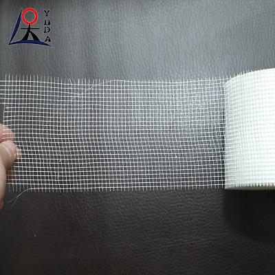 China White Self Adhesive Fiberglass Mesh Tape Fiber Mesh Drywall Tape for sale