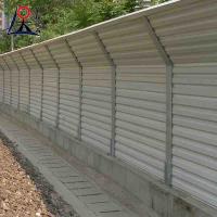 China Galvanized Steel Sound Barrier Highway Noise Barrier Proof Wall Fence for sale