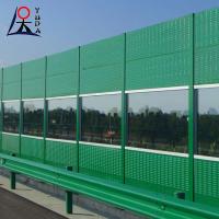 China Green Transparency Road Noise Barrier Wall Fence / Highway Noise Barrier Wall for sale