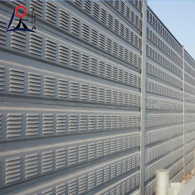 China Galvanized Steel Highway Noise Barrier Panel 2m-4m Customizable for sale