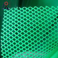 China Agriculture Plastic Green Mesh Plastic Flat Breeding Net Chicken Floor Mesh for sale
